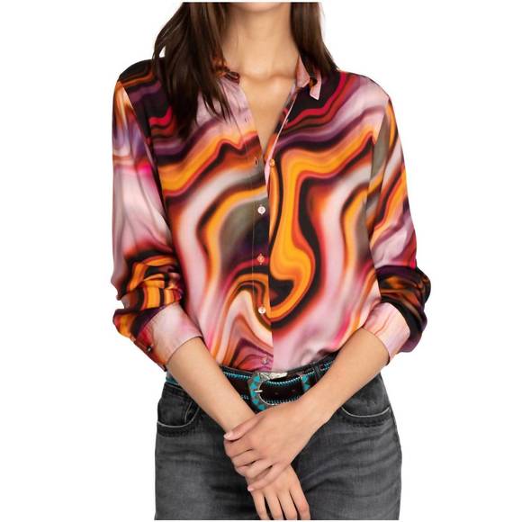 Johnny Was | Tops | New Johnny Was Nessi Button Down Shirt In Multi ...